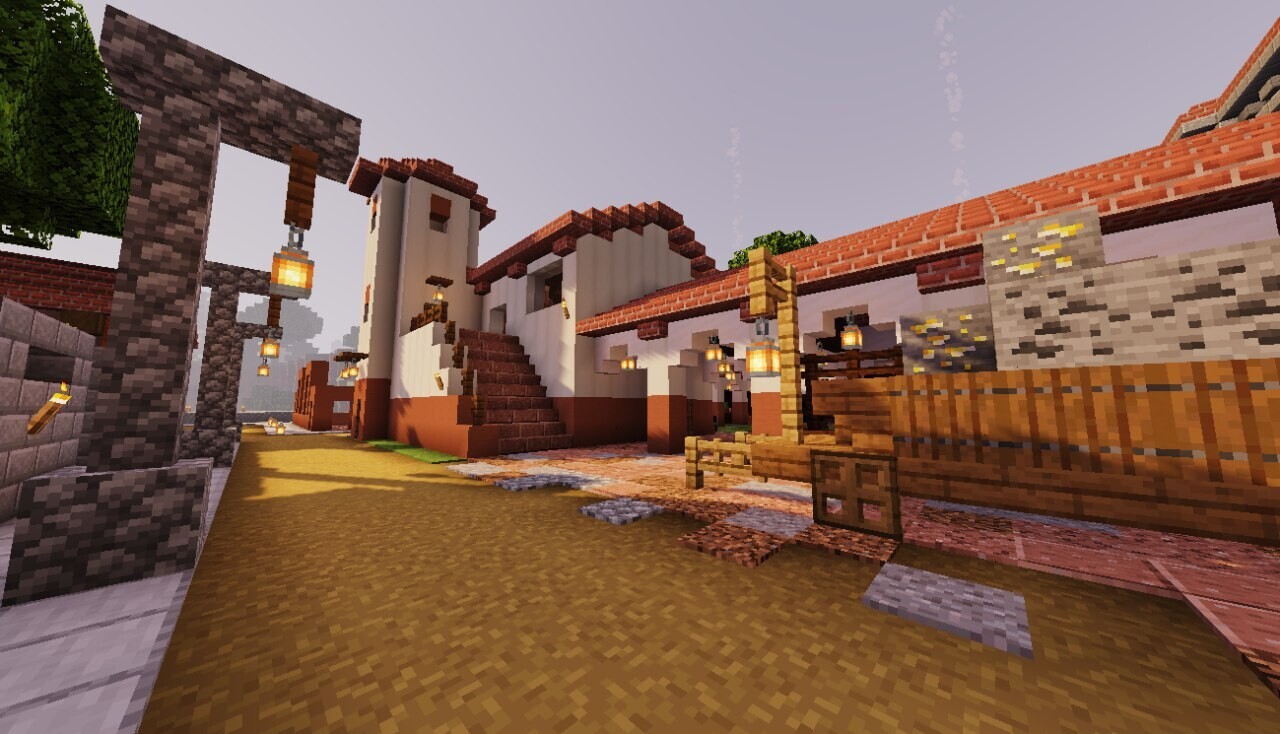 Pueblo mexicano/ mexican town Minecraft Map