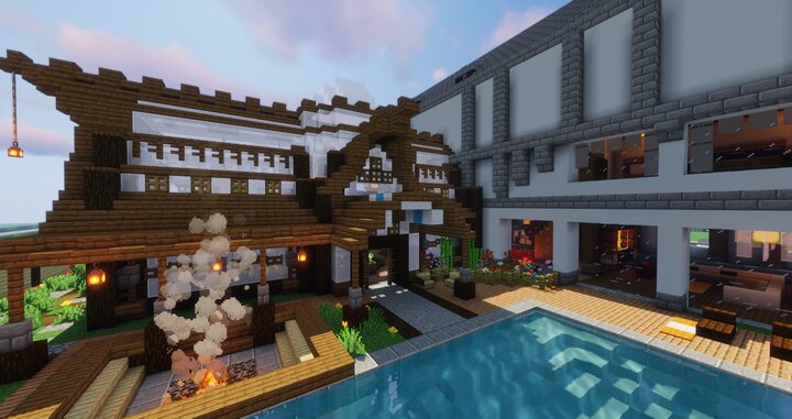 Remodeled Modern chapel/house Minecraft Map