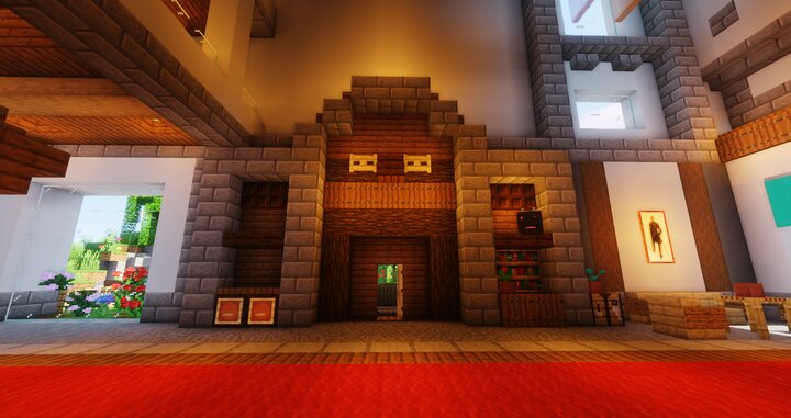 Remodeled Modern chapel/house Minecraft Map