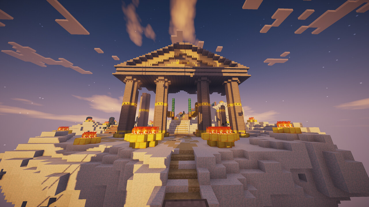 Classic Server spawn / Mo0ncraft 2012 replica Minecraft Map