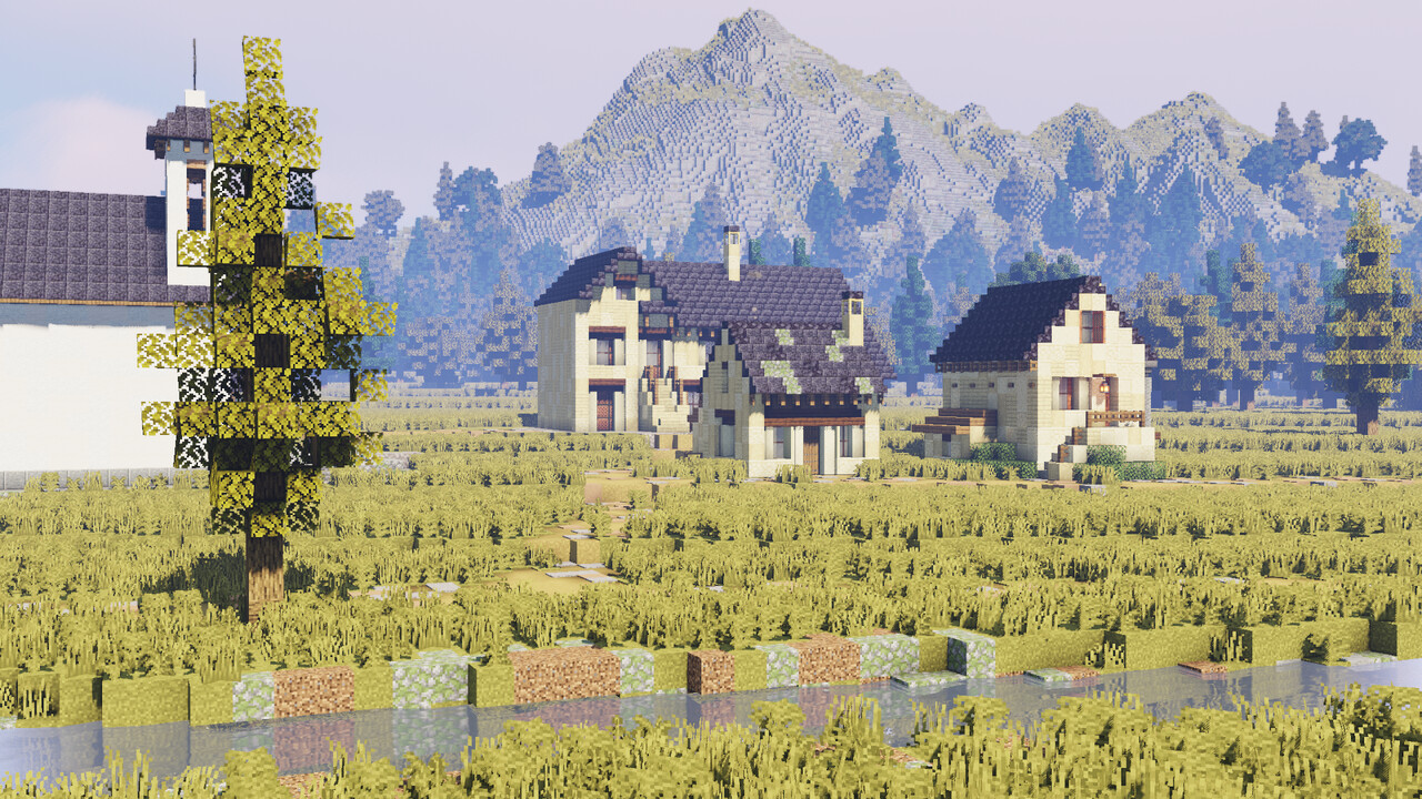 Mountain village (alps) Minecraft Map