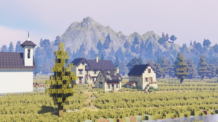 Mountain village (alps) Minecraft Map