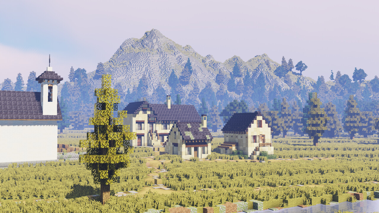 Mountain village (alps) Minecraft Map