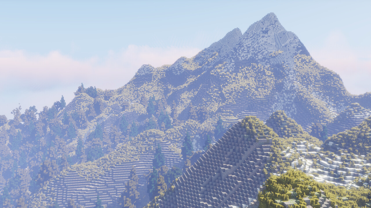 Mountain village (alps) Minecraft Map