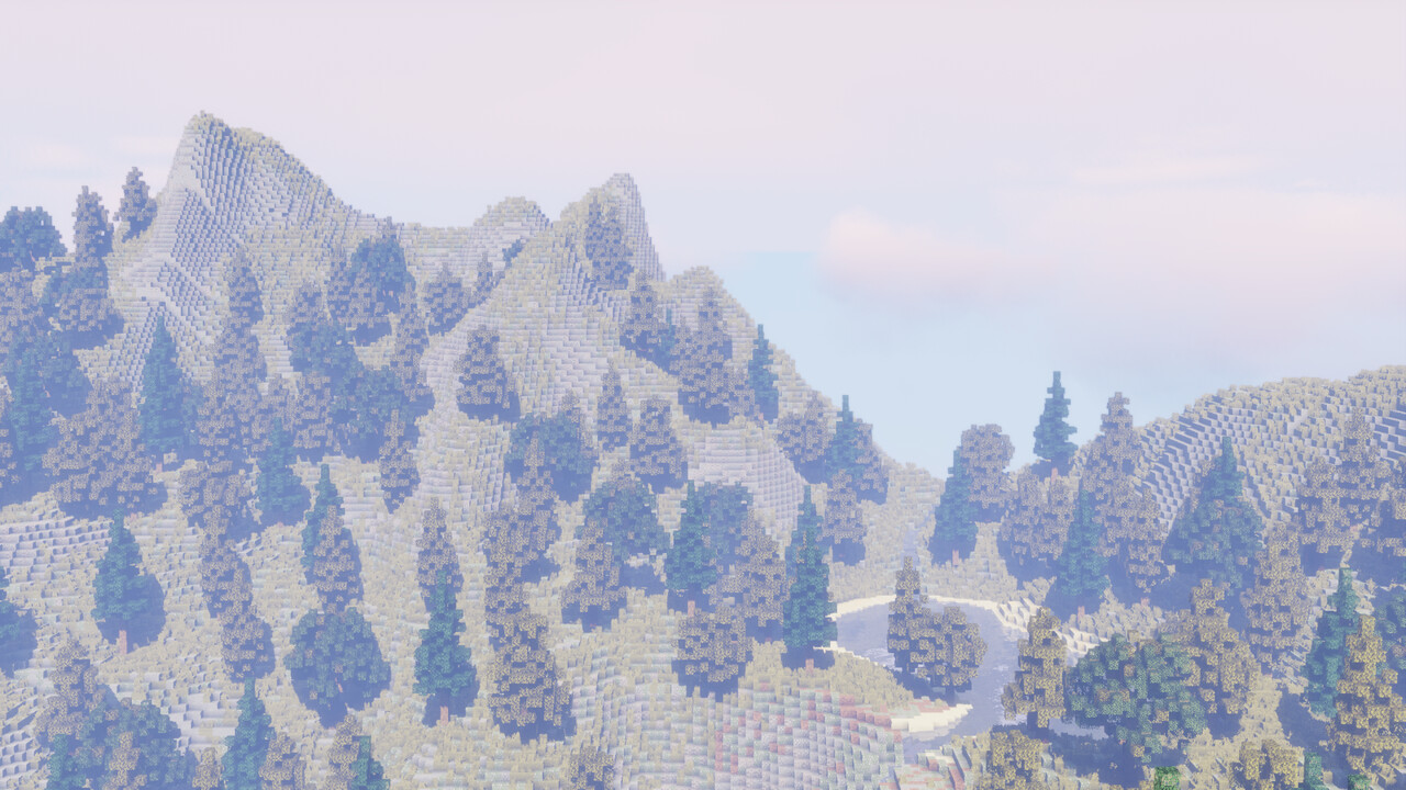 Mountain village (alps) Minecraft Map