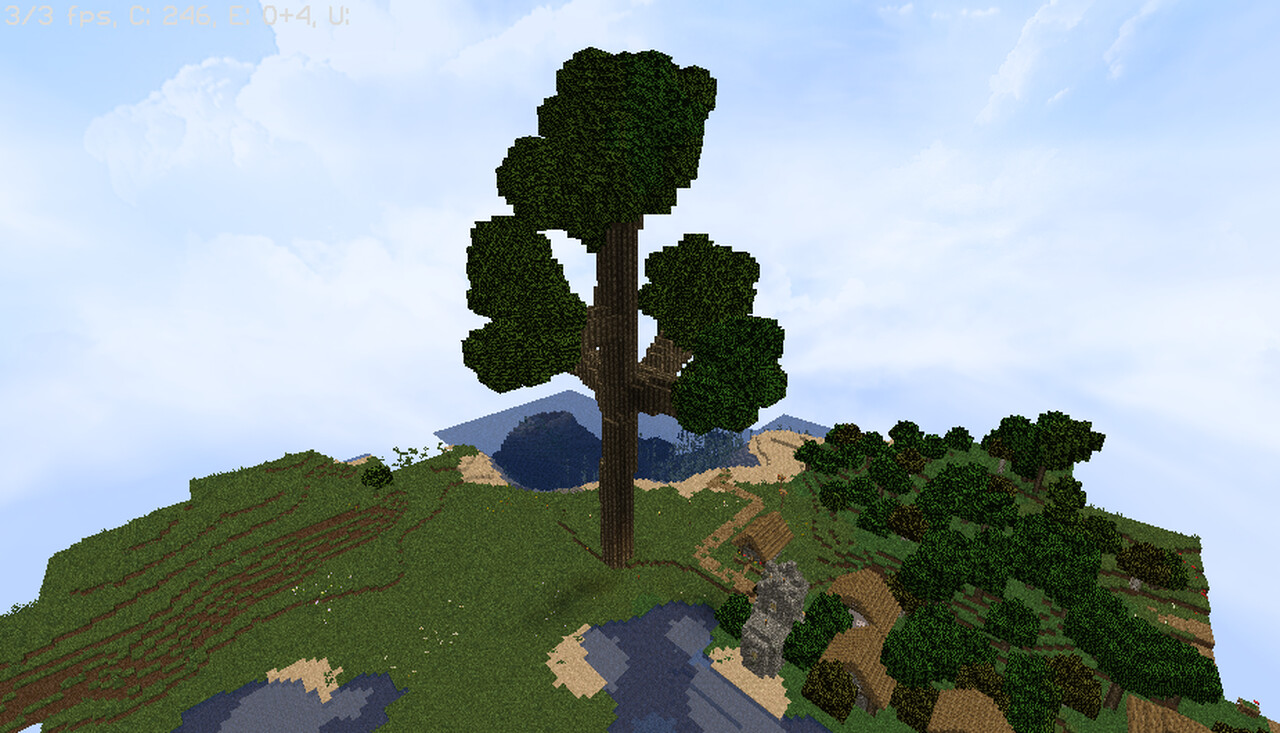 Giant tree Minecraft Map