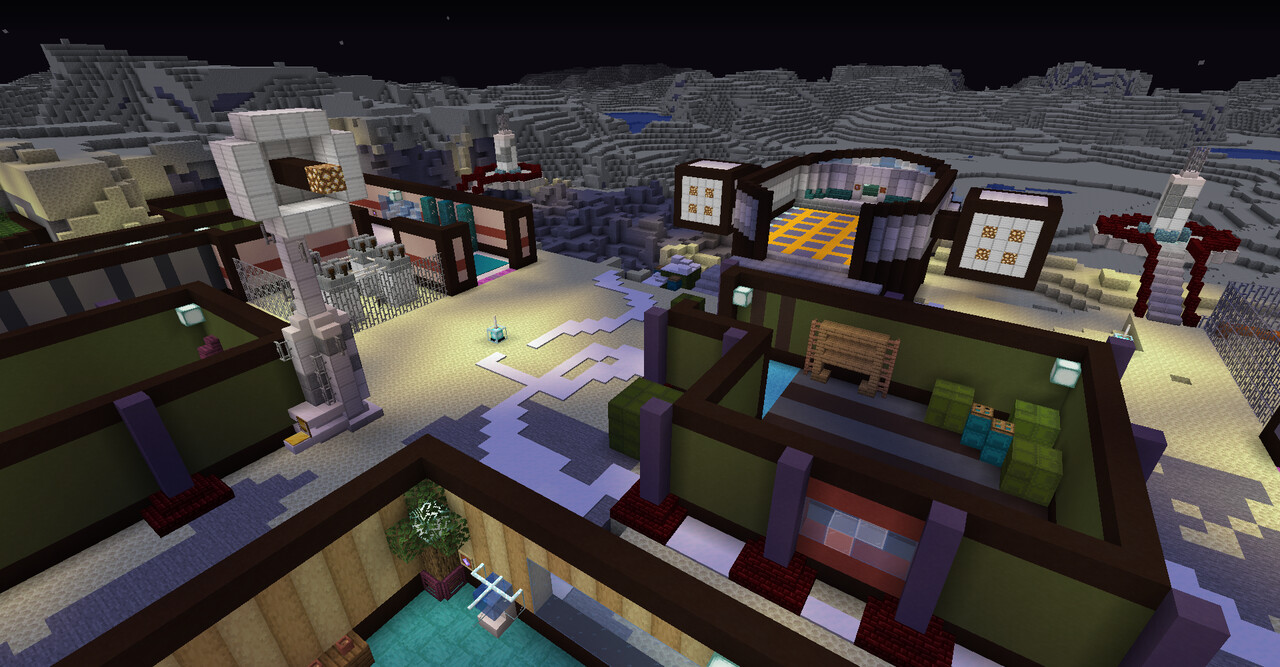 Among Us Polus Map by: Smiley Director Minecraft Map