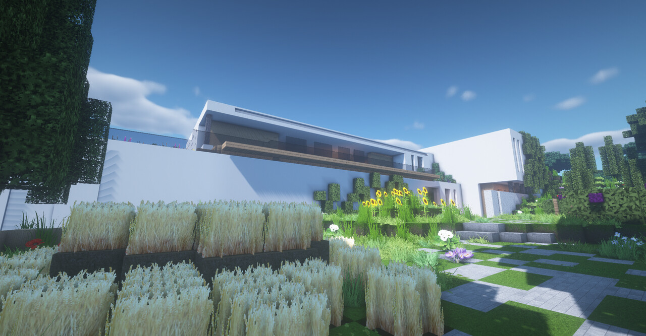 Minecraft Modern Architecture Modern Villa Youtube