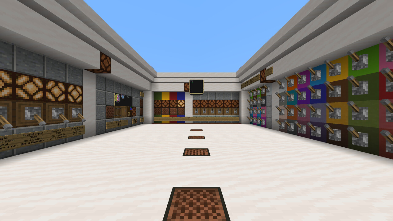 32 Colour Display Minecraft Map