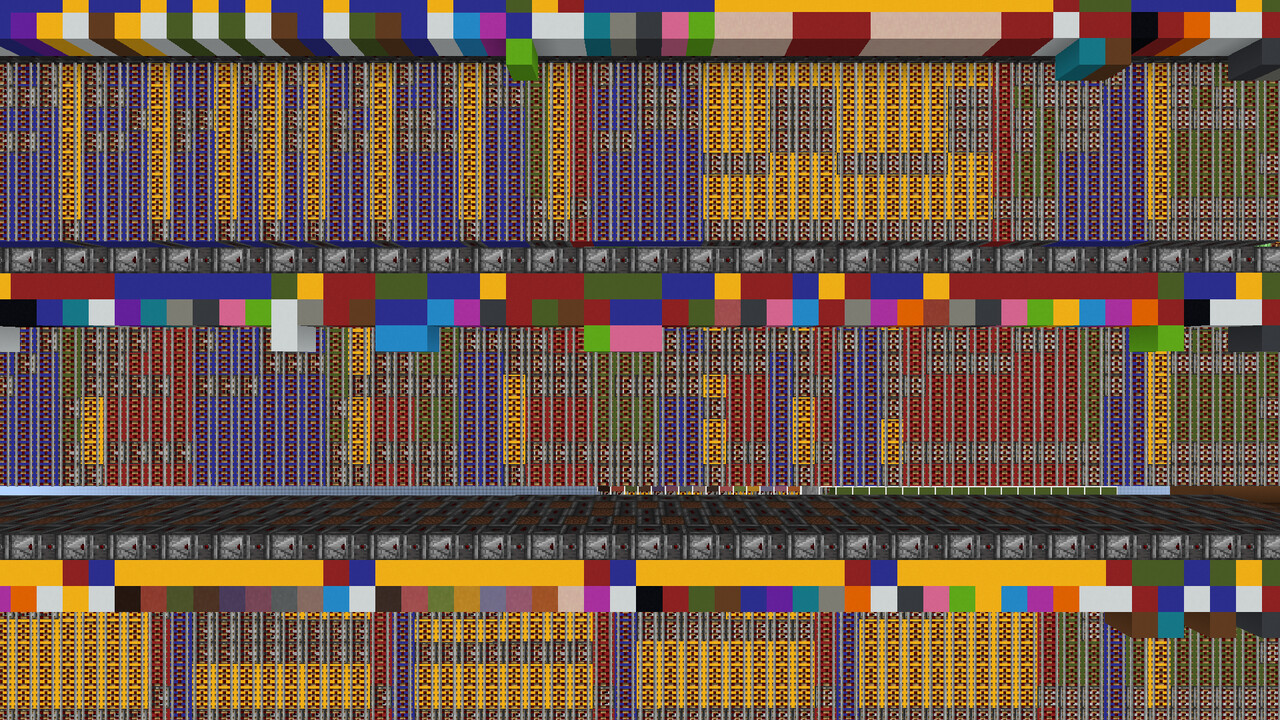 32 Colour Display Minecraft Map