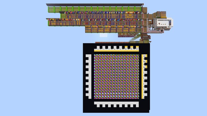32 Colour Display Minecraft Map