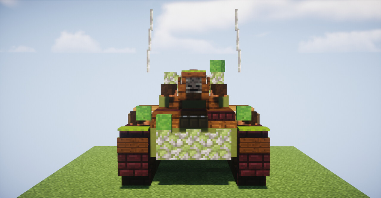 AMX-13 Avec Tourelle FL-11 (2:1 Scale) Minecraft Map