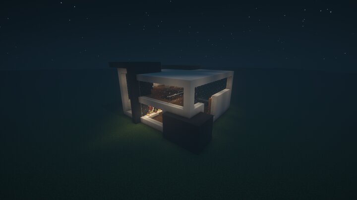 Large Modern House Schematic Minecraft Map