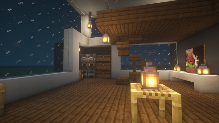 Large Modern House Schematic Minecraft Map