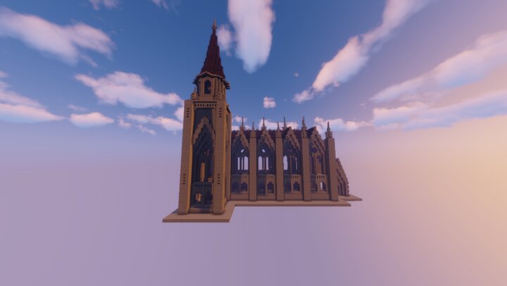 Medieval Gothic Church Minecraft Map