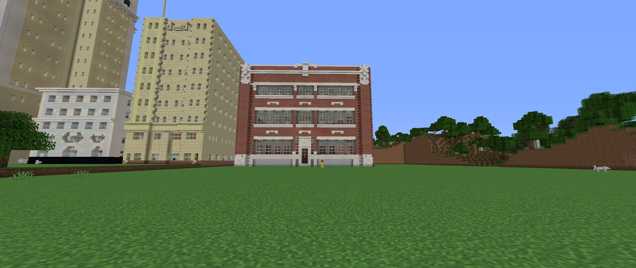 the Detroit Saturday Night building Minecraft Map