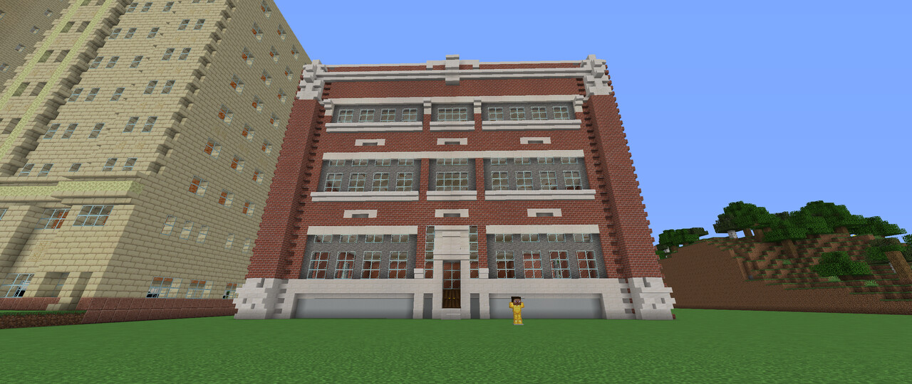 the Detroit Saturday Night building Minecraft Map