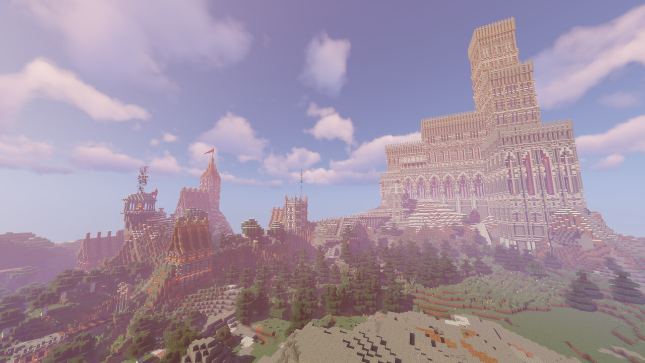 EAST KINGDOM - GREAT CASTLE Minecraft Map