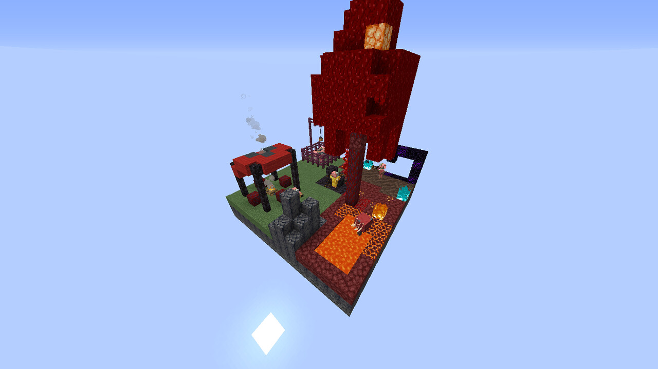Piglin Invasion of the Overworld Minecraft Map