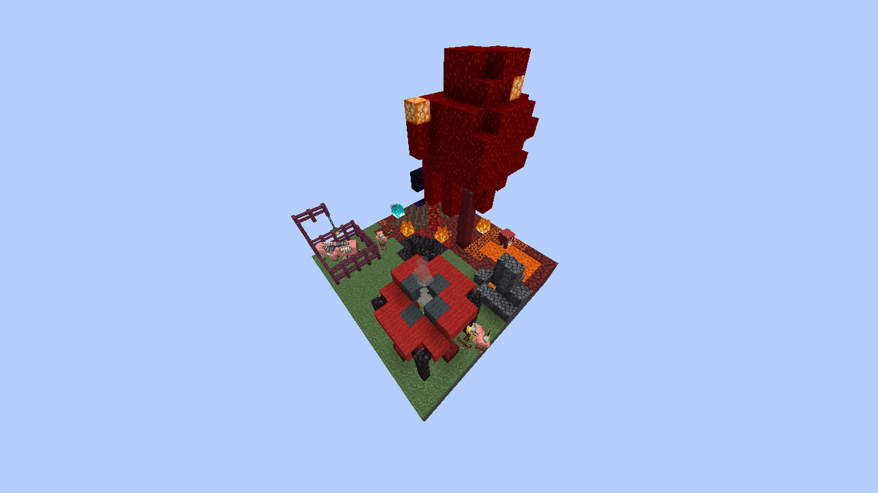 Piglin Invasion of the Overworld Minecraft Map