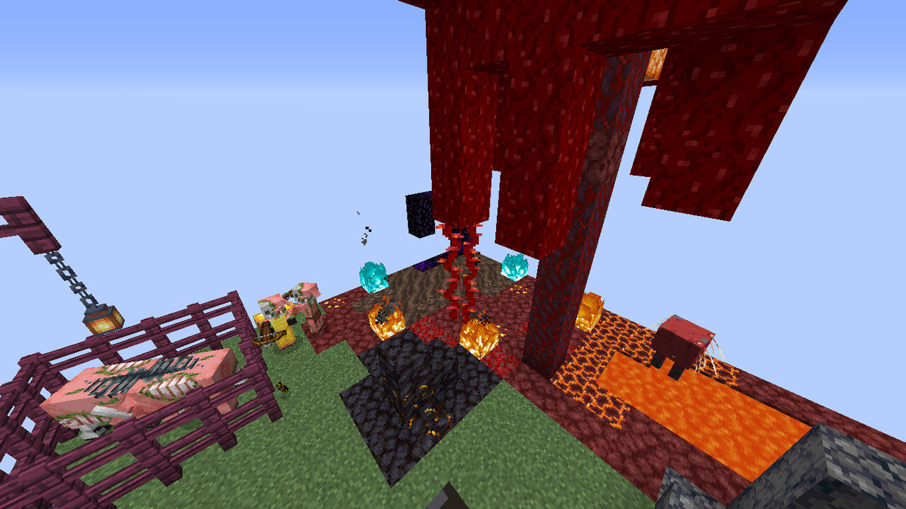 Piglin Invasion of the Overworld Minecraft Map