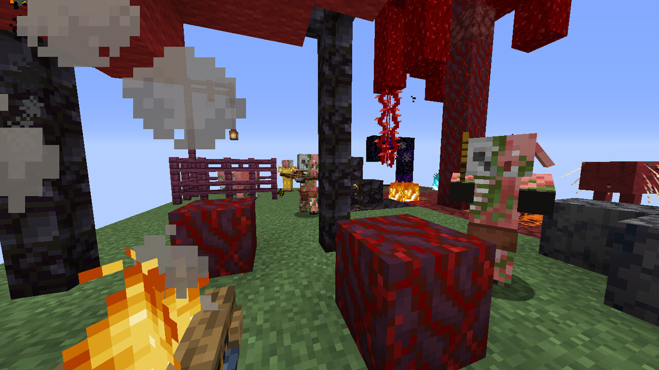 Piglin Invasion of the Overworld Minecraft Map