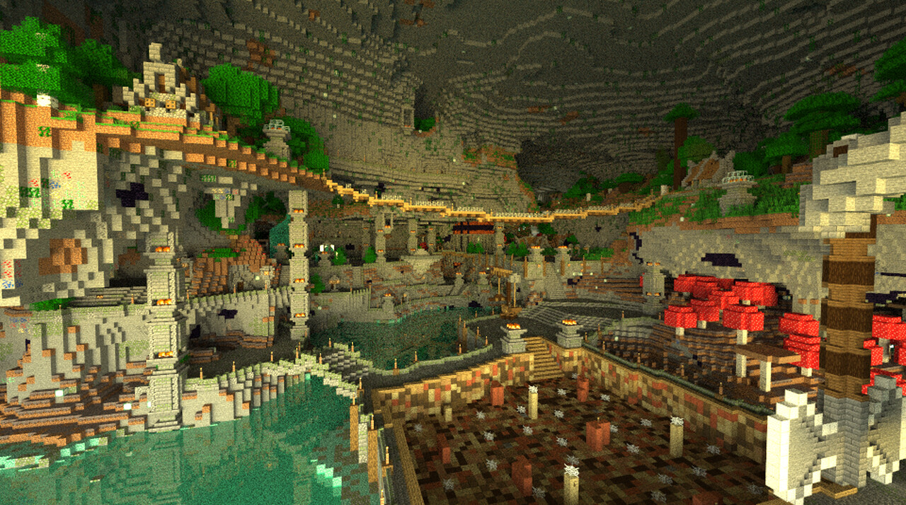 Underworld - 5000x5000 map + spawn Minecraft Map