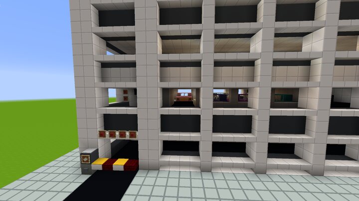Modern Multi Storey Car Park Minecraft Map