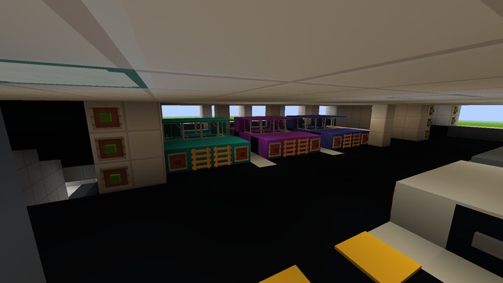 Modern Multi Storey Car Park Minecraft Map