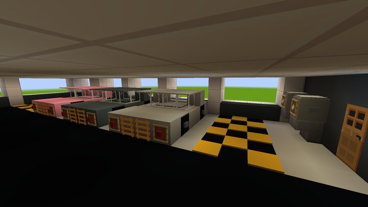 Modern Multi Storey Car Park Minecraft Map