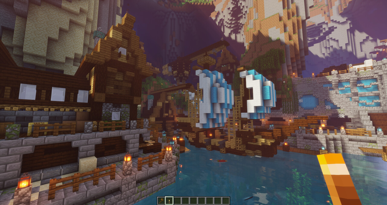 Medieval Harbor Minecraft Map