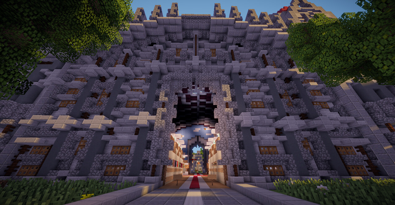 Small medieval server spawn Minecraft Map