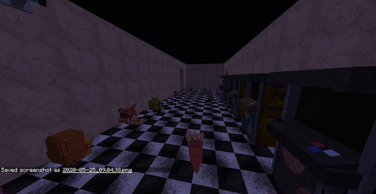 Five Nights At Freddy's 3 little tiles and fnaf universe Minecraft Map