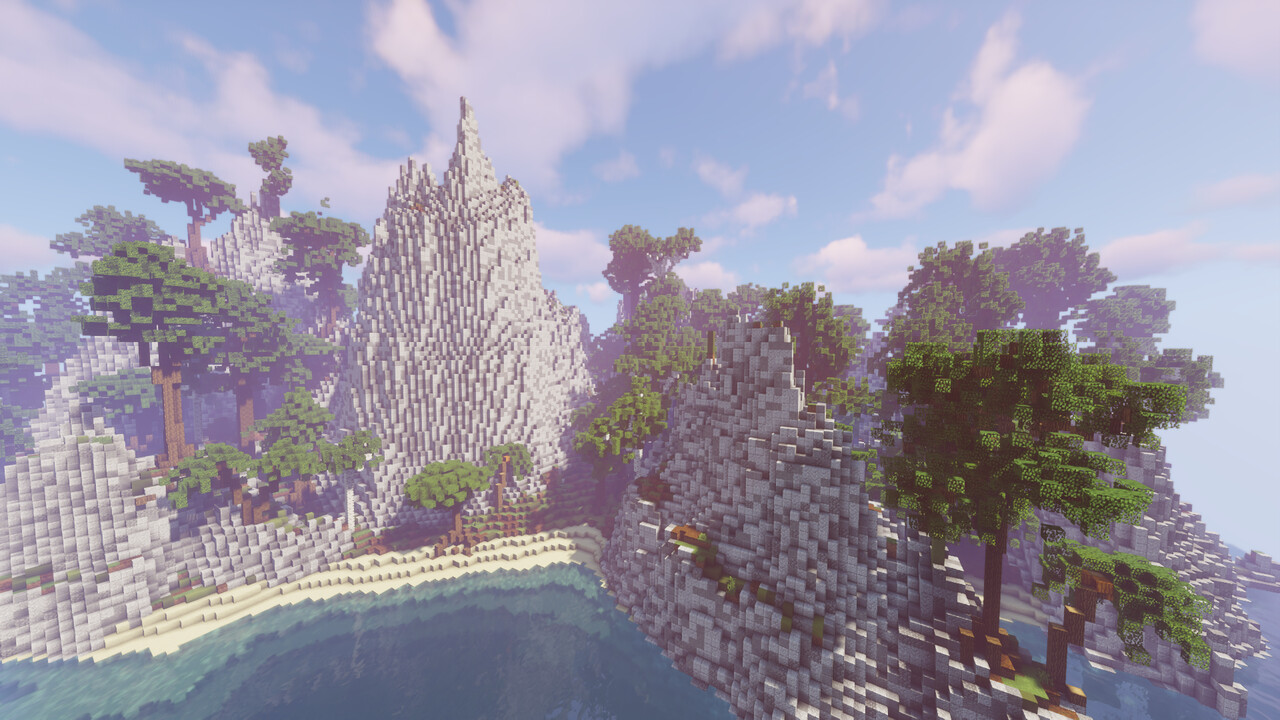 Jungles of Sasara - The Spires - 1024x1024 Sample Minecraft Map