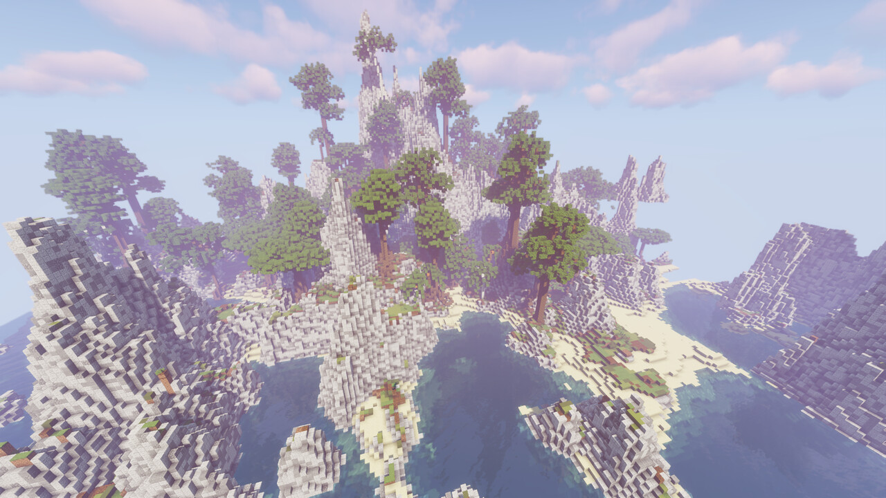 Jungles of Sasara - The Spires - 1024x1024 Sample Minecraft Map