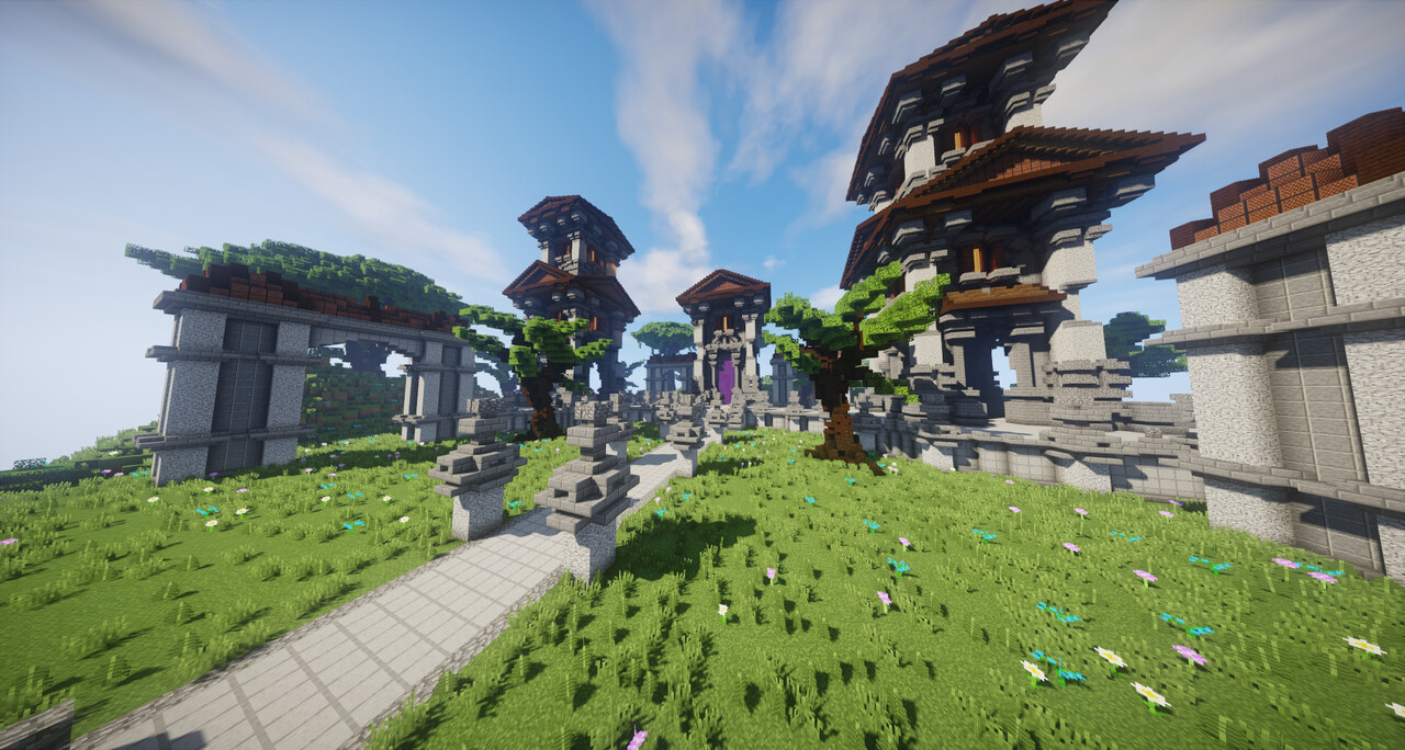 🌀 Portal Hub / Lobby - AliensBuilds 🌀 Minecraft Map