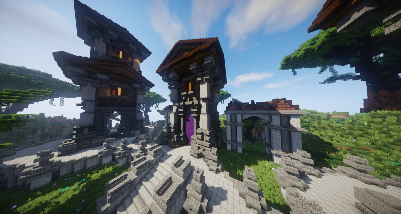 🌀 Portal Hub / Lobby - AliensBuilds 🌀 Minecraft Map