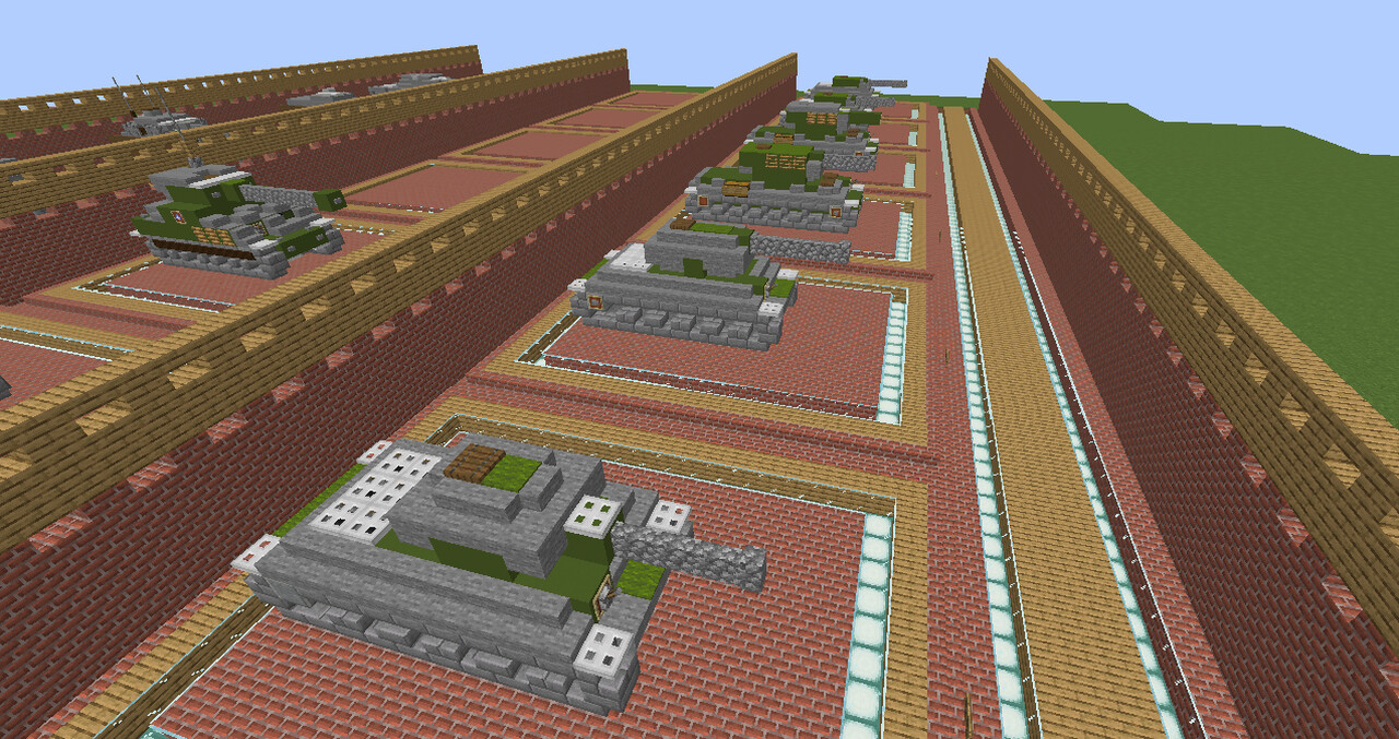 Military Vehicle Builds Minecraft Map