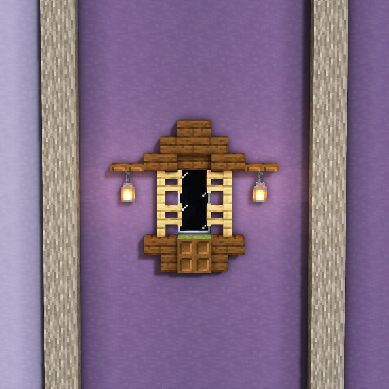 Minecraft: How to Design Windows for your Survival Base Minecraft Map