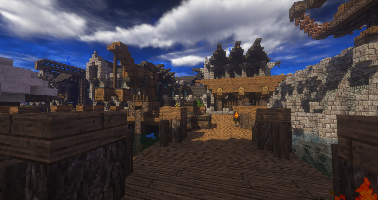 The Elder Scrolls: Akavir, Eagle's Landing Minecraft Map
