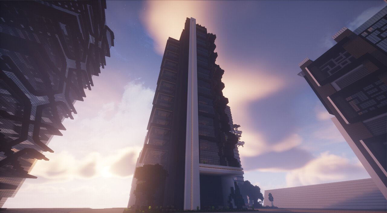 |MFC| SPECTRUM - SKYSCRAPER - WITH OFFICES - 20 Floors Minecraft Map