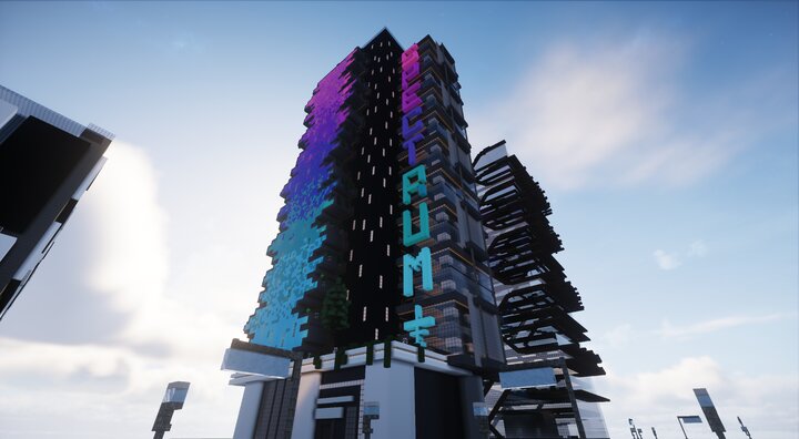 |MFC| SPECTRUM - SKYSCRAPER - WITH OFFICES - 20 Floors Minecraft Map