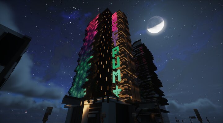 |MFC| SPECTRUM - SKYSCRAPER - WITH OFFICES - 20 Floors Minecraft Map