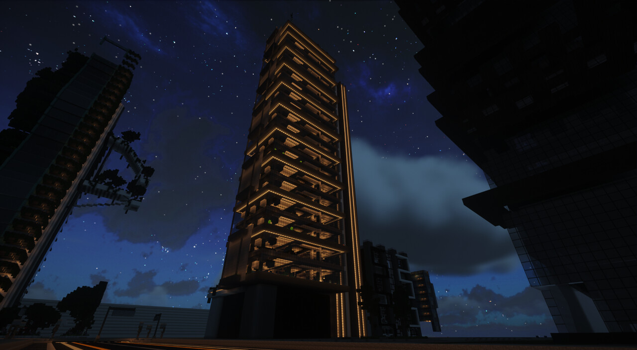 |MFC| SPECTRUM - SKYSCRAPER - WITH OFFICES - 20 Floors Minecraft Map
