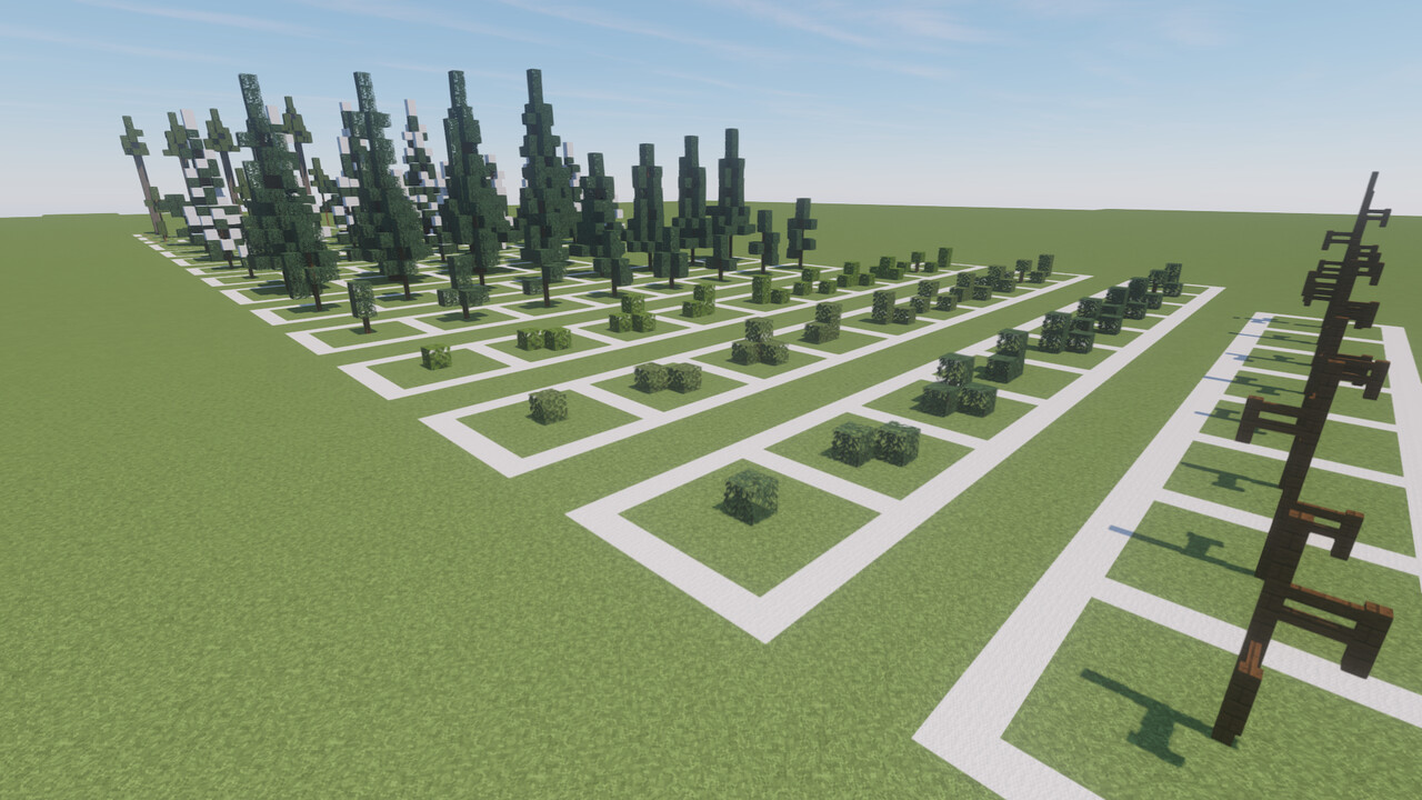 Nostrix's Vanilla Tree Repository Minecraft Map