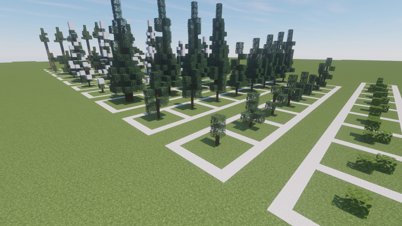 Nostrix's Vanilla Tree Repository Minecraft Map