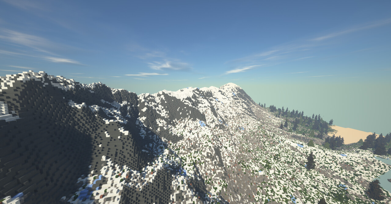 Snowy Alps Minecraft Map