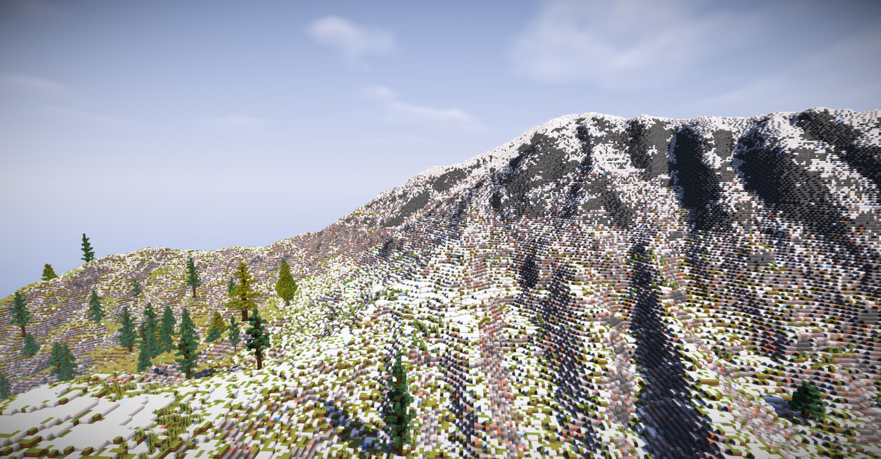 Snowy Alps Minecraft Map