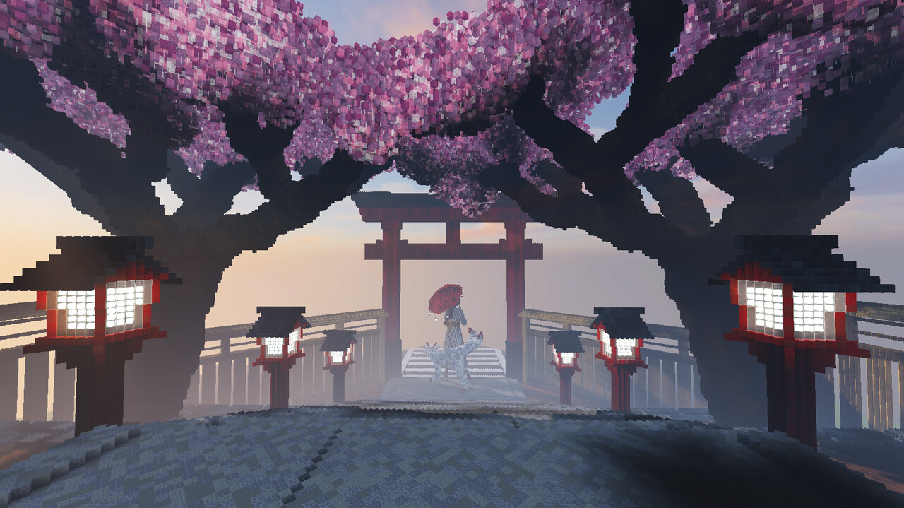 Passing Through Spring Minecraft Map