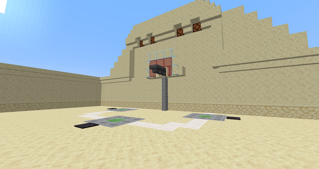 Singleplayer Basketball Minecraft Map